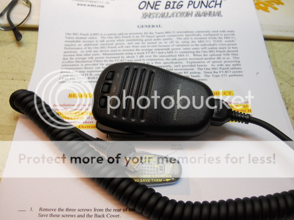 Jim's W4RT One Big Punch Mic Mod > Ham Radios > AR15.COM